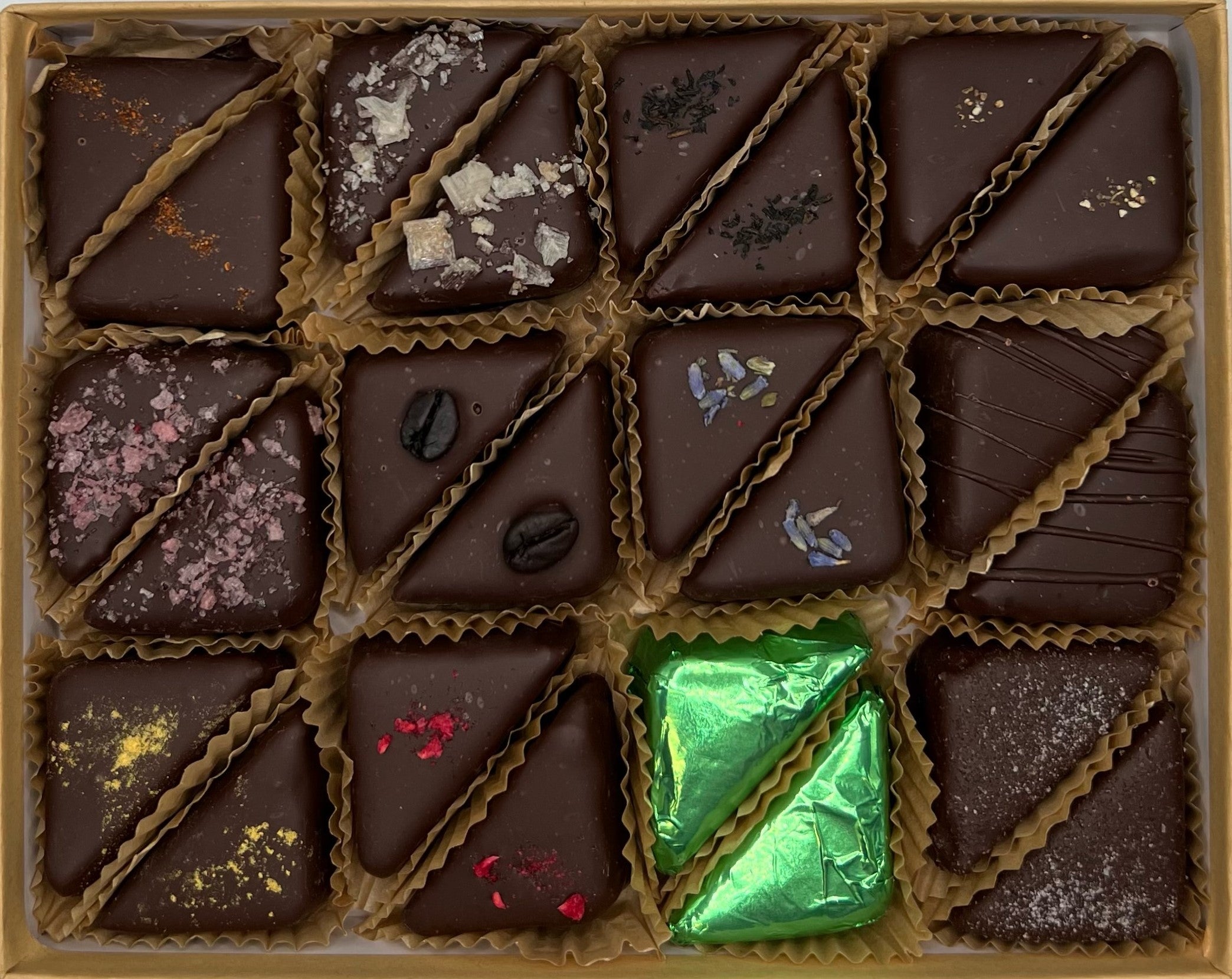 24 piece Custom Truffle Assortment Box – Missionary Chocolates