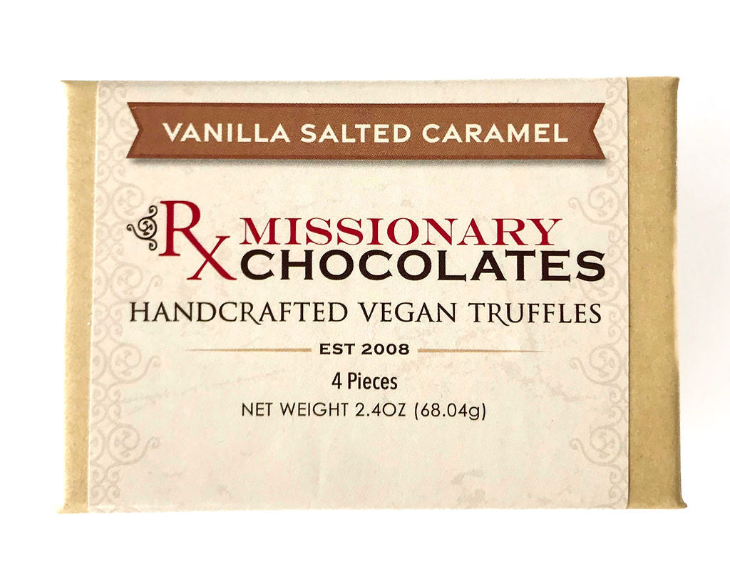 Vanilla Salted Caramel Truffles – Missionary Chocolates